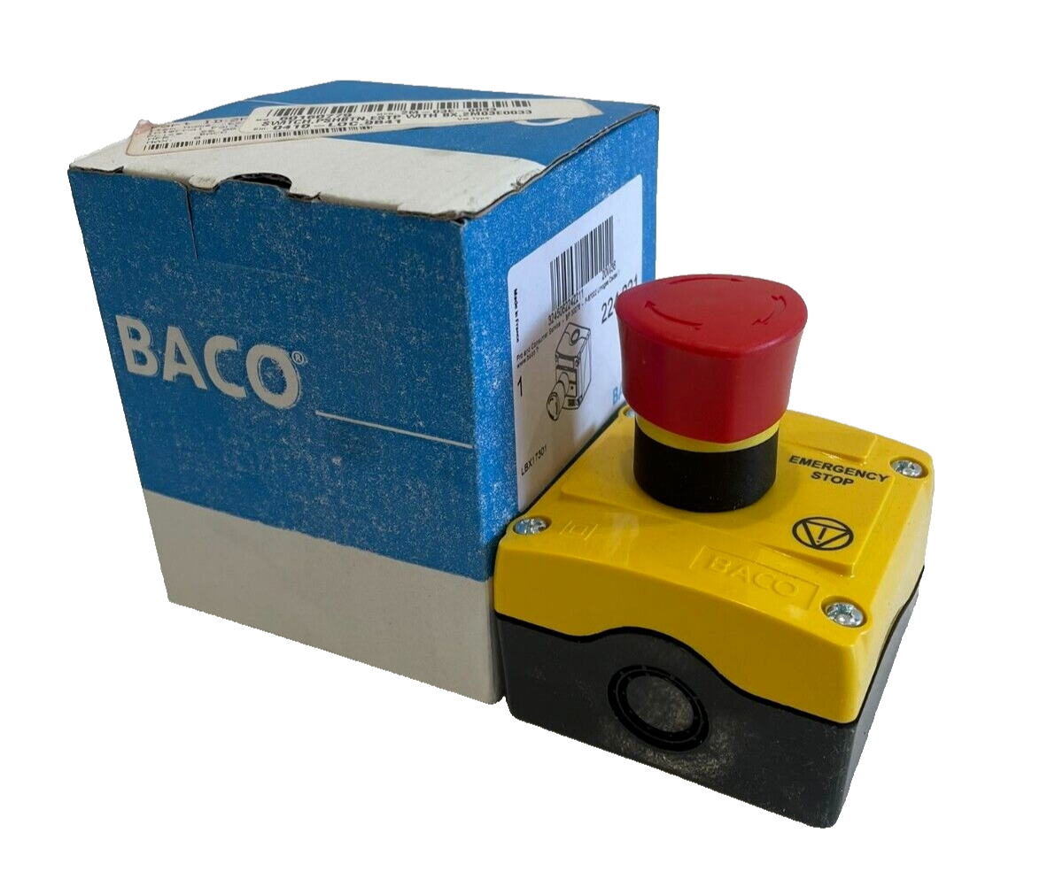 NEW BACO 224-221 PUSHBUTTON EMERGENCY PARTS 224221 - SB Industrial ...