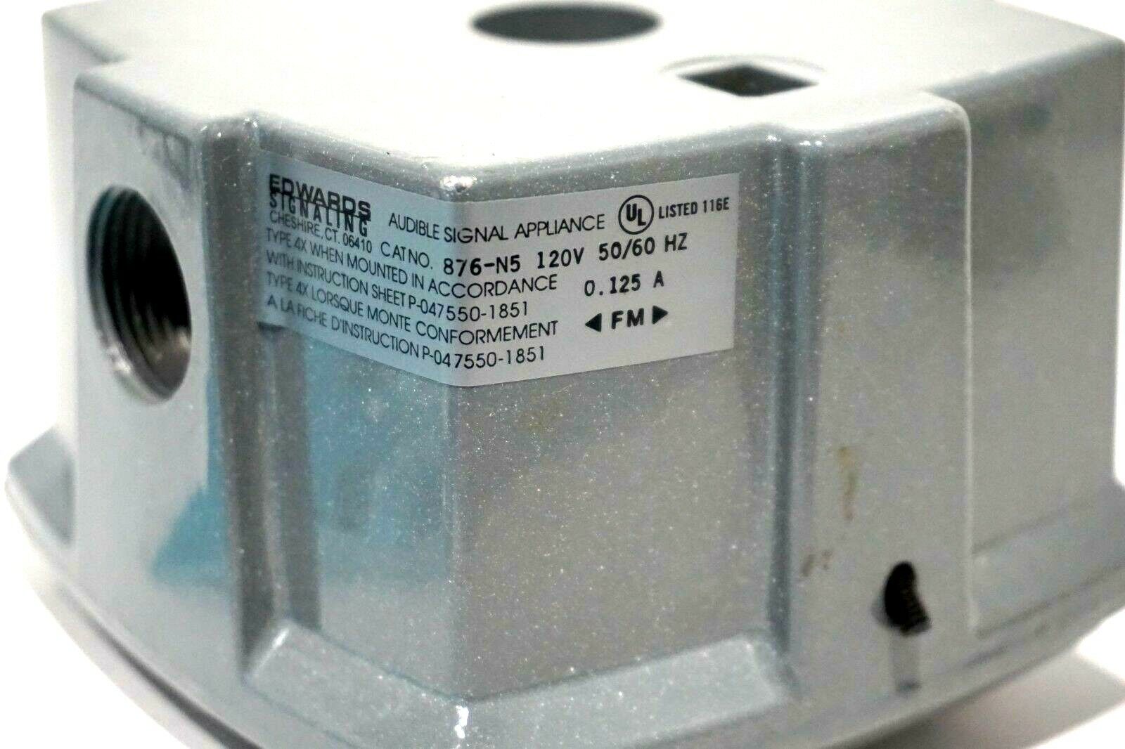 NEW EDWARDS SIGNALING 876-N5 VIBRATING HORN 876N5 - SB Industrial ...