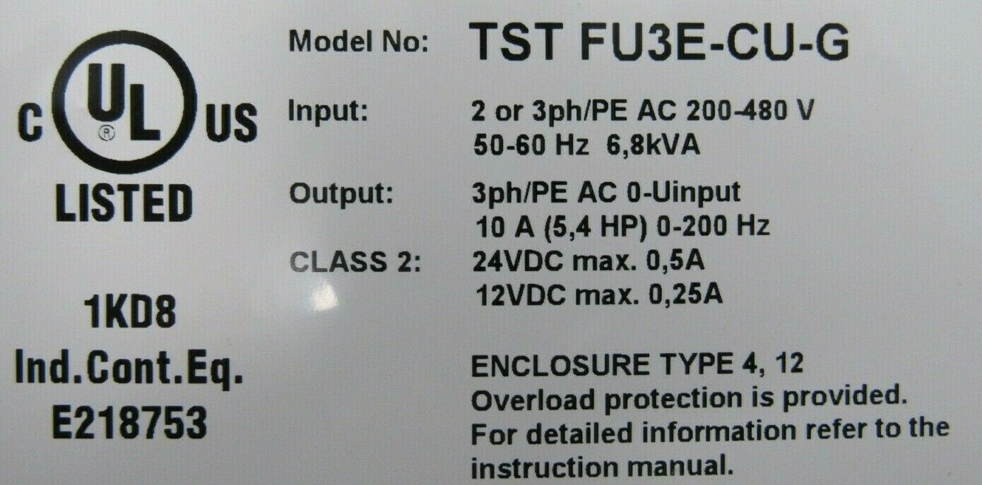 NEW FEIG TST-FU3E-CU-G CONTROL PANEL SC1400 SEL TSTFU3ECUG - SB ...