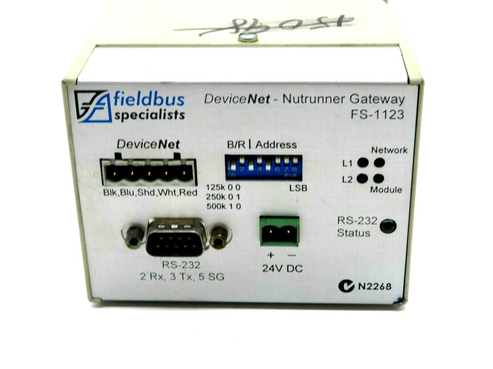 NEW FIELDBUS SPECIALISTS FS-1123 NUTRUNNER CONTROLLER FS1123 - SB ...