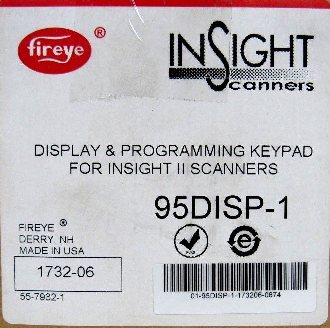 NEW FIREYE 95DSS3-1WINC DUAL SENSOR SCANNER W/ CABLE & PROGRAMMING ...