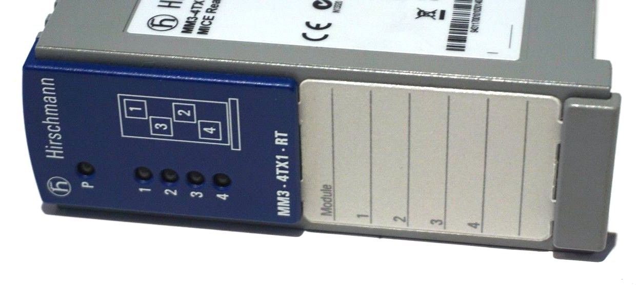 NEW HIRSCHMANN MM3-4TX1-RT MICE REALTIME MODULE MM34TX1RT - SB ...