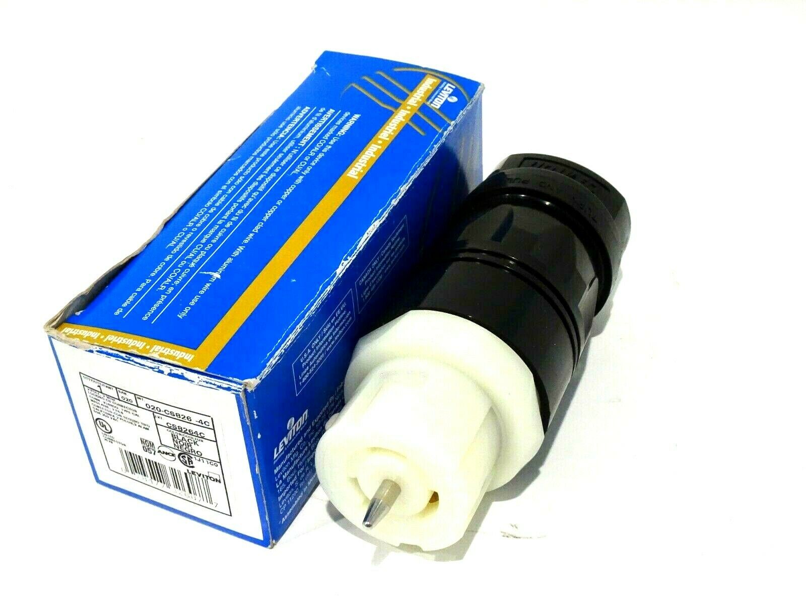 NEW LEVITON CS8264C LOCKING CONNECTOR - SB Industrial Supply, Inc.