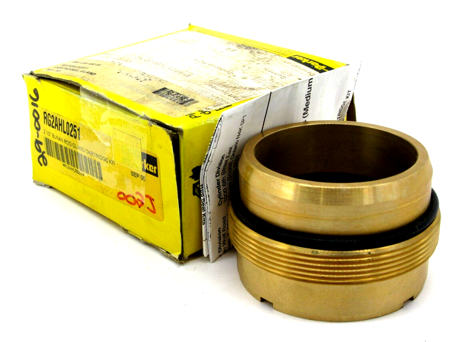 NEW PARKER RGAHL0251 2 1/2" BUNAN ROD GLAND CARTRIDGE - SB Industrial ...