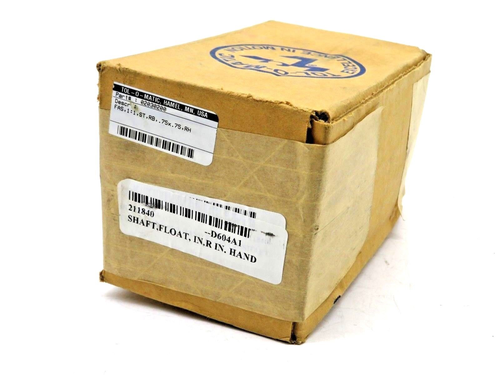 NEW SEALED TOL O MATIC 02030200 FLOAT SHAFT RIGHT HAND - SB Industrial ...