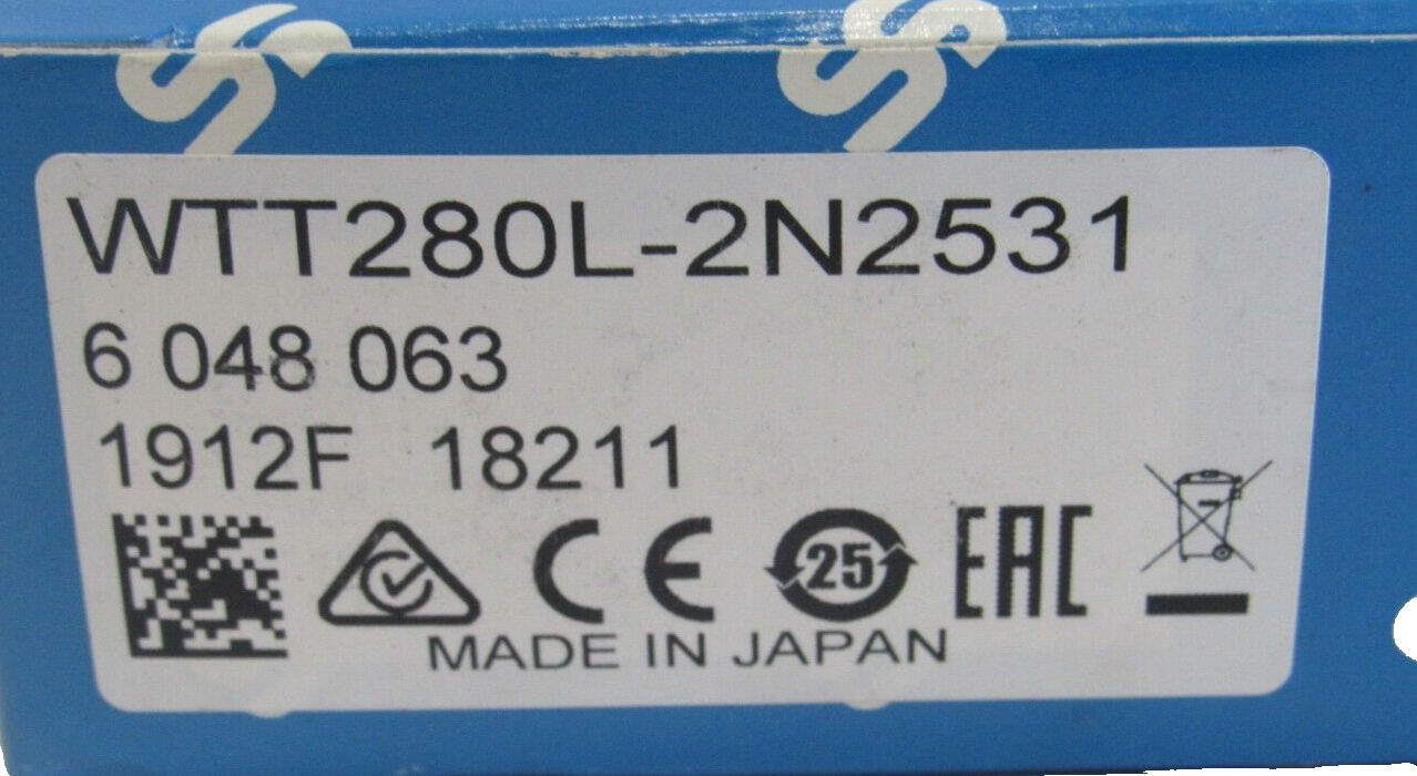 NEW SICK WTT280L-2N2531 PROXIMITY SENSOR 6048063 WTT80L2N2531 - SB ...