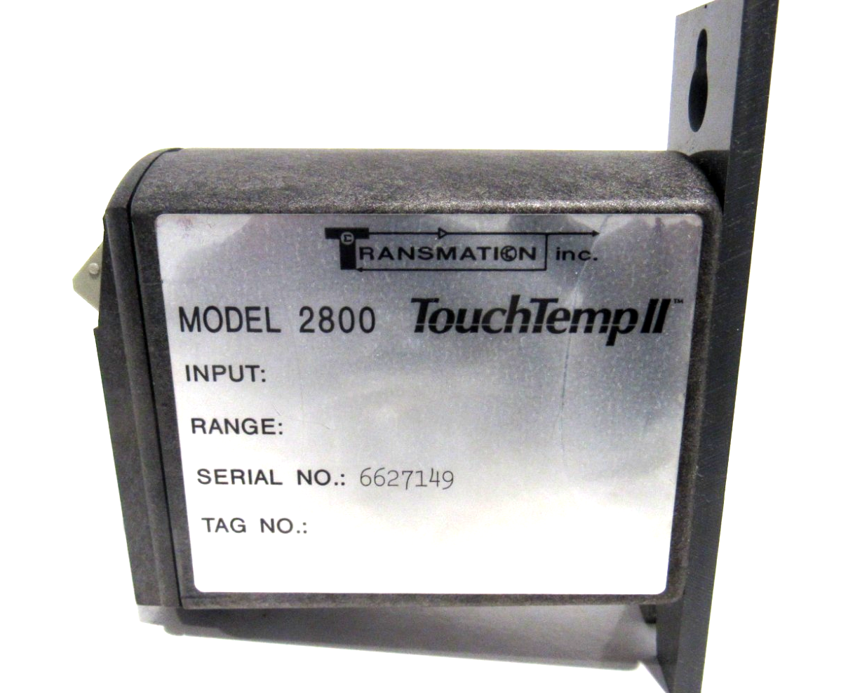 NEW TRANSMATION MODEL 2800 TEMPERATURE CONTROL TRANSMITTER - SB ...