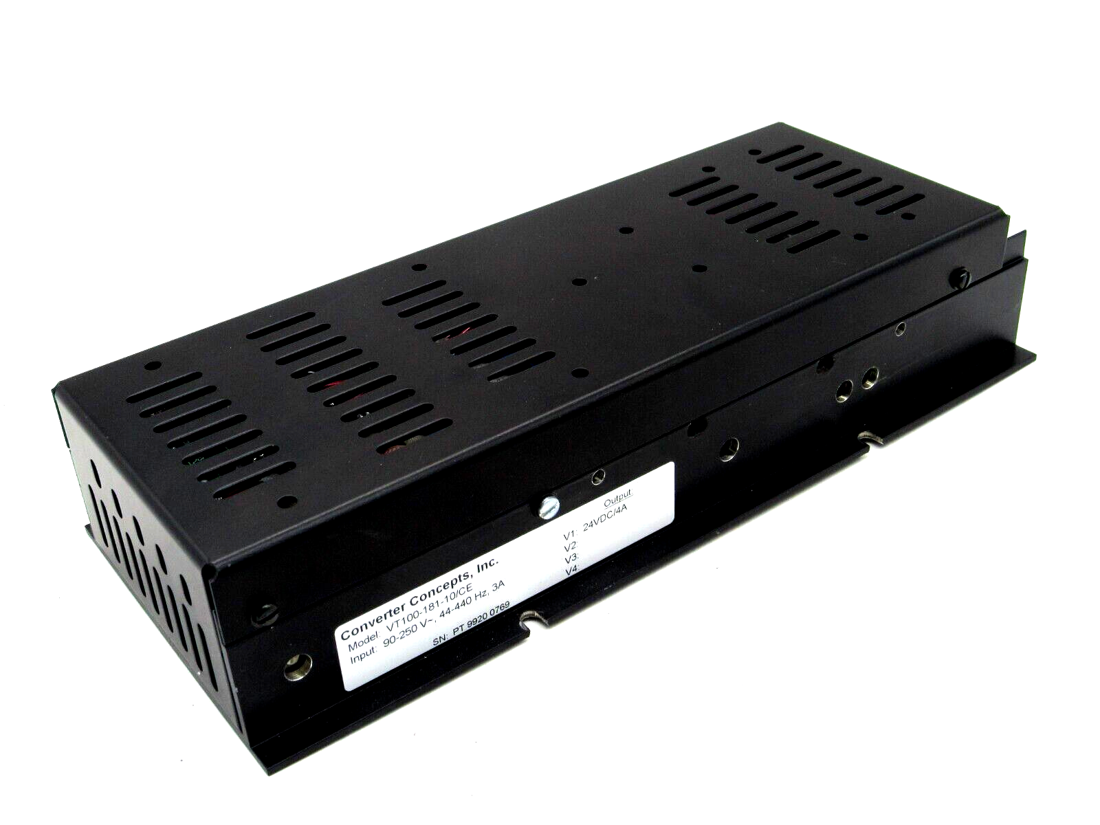 USED CONVERTER CONCEPTS VT100-181-10/CE POWER SUPPLY VT10018110CE - SB ...