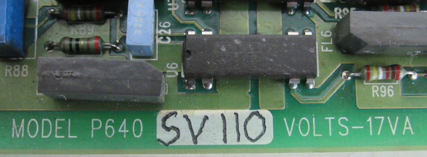 USED KELK P640 TWIN CHANNEL SIGNAL PROCESSOR BOARD 61830-D3 P640 SV-110 ...
