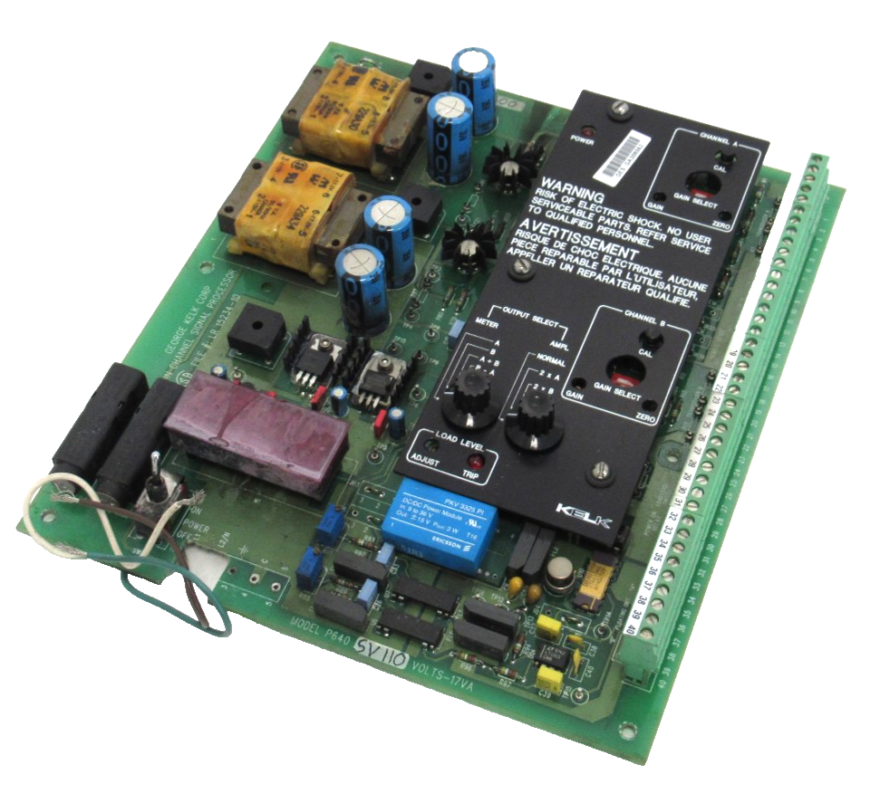 USED KELK P640 TWIN CHANNEL SIGNAL PROCESSOR BOARD 61830-D3 P640 SV-110 ...