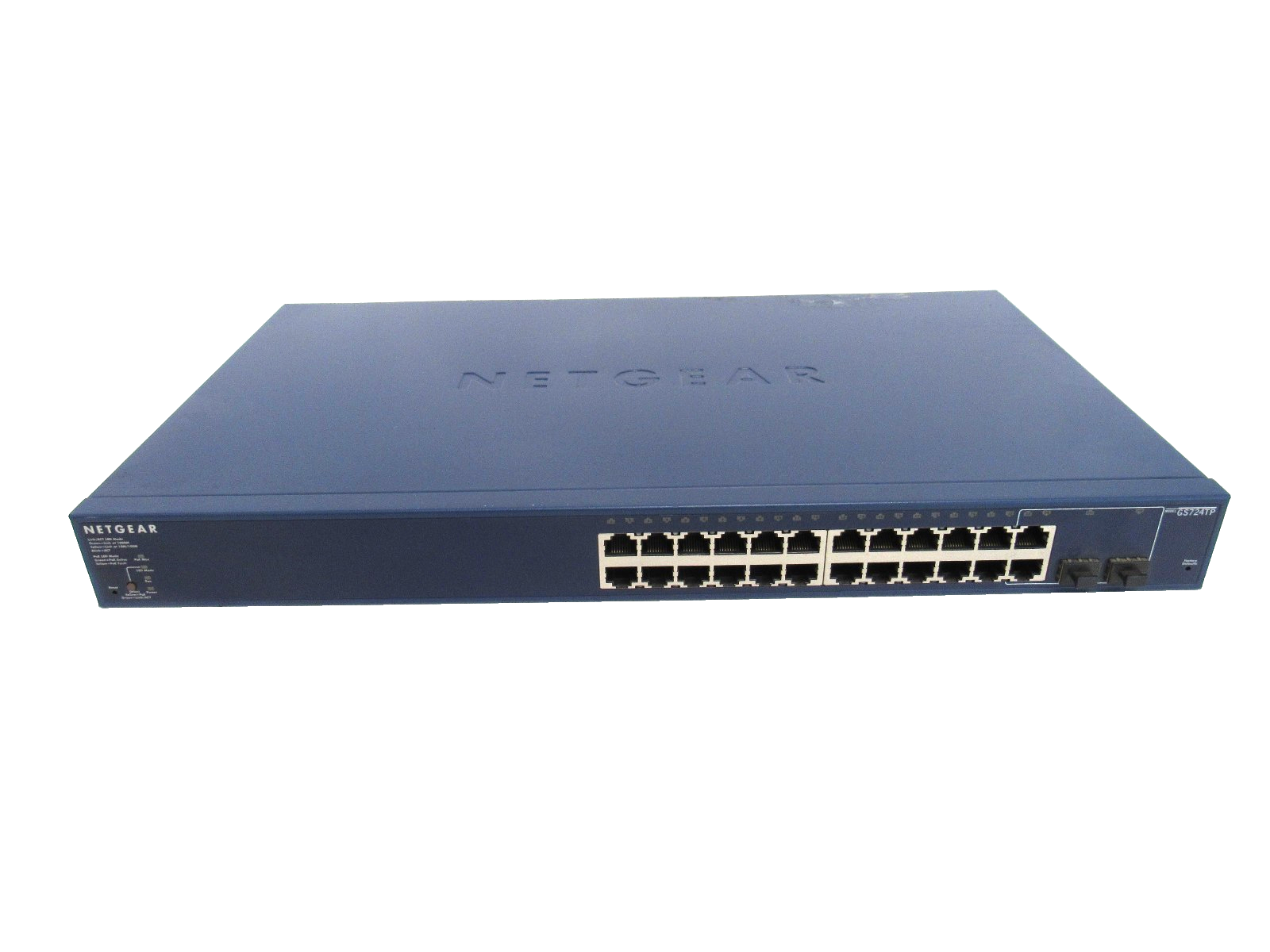 USED NETGEAR GS724TP ETHERNET SWITCH PROSAFE 24 PORT - SB Industrial ...