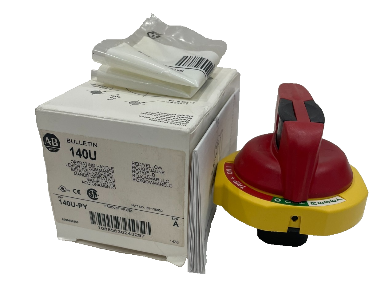 ALLEN BRADLEY 140U-PY OPERATING HANDLE SER. A 140UPY NEW, SURPLUS - SB ...