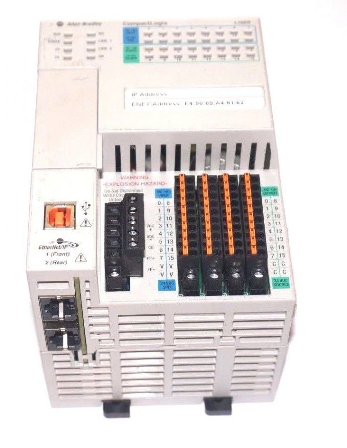 ALLEN BRADLEY 1769-L16ER-BB1B COMPACTLOGIX MFG 2014 – SB Industrial ...