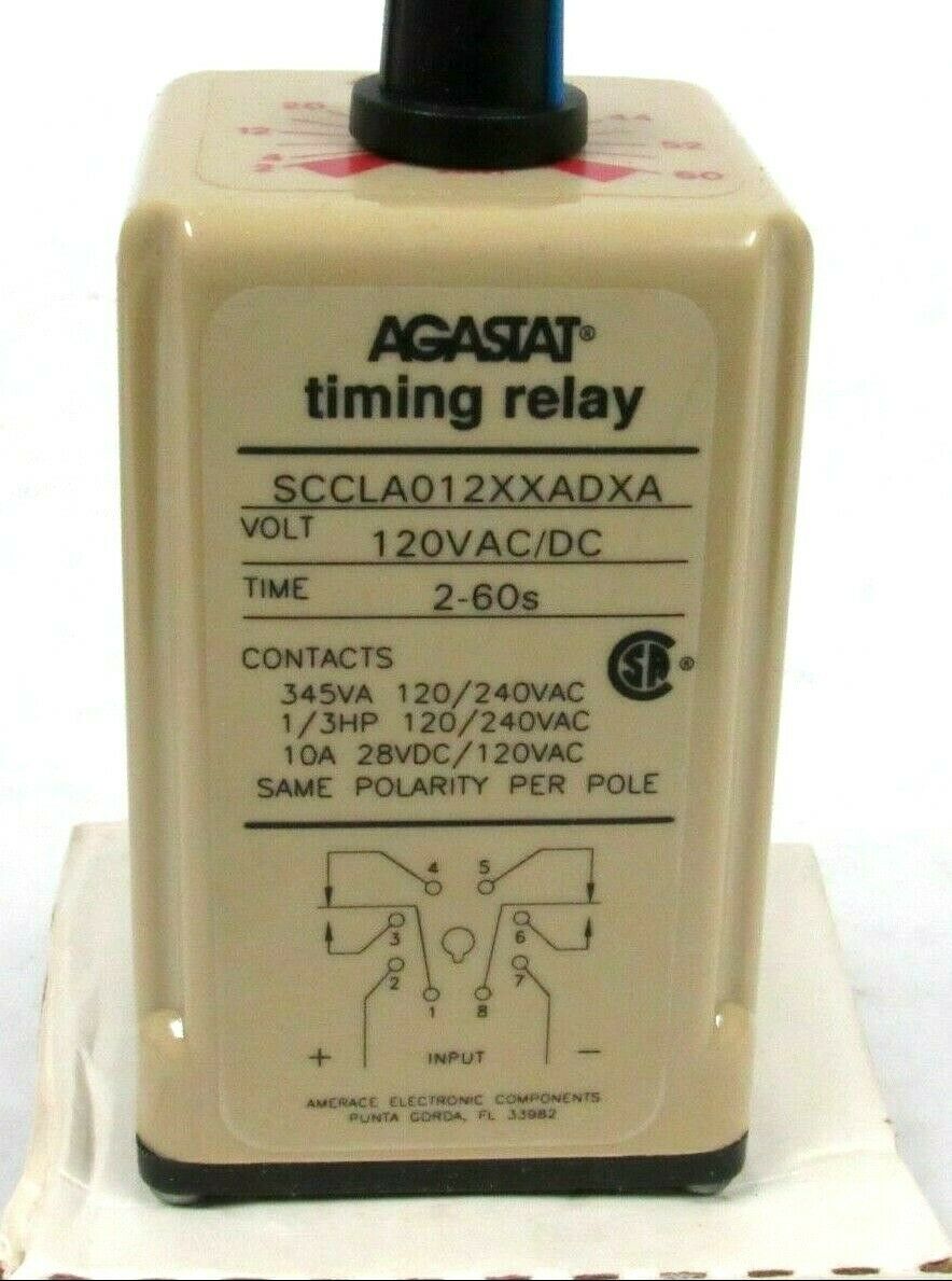 NEW AGASTAT SCCLA012XXADXA TIME DELAY RELAY - SB Industrial Supply, Inc.