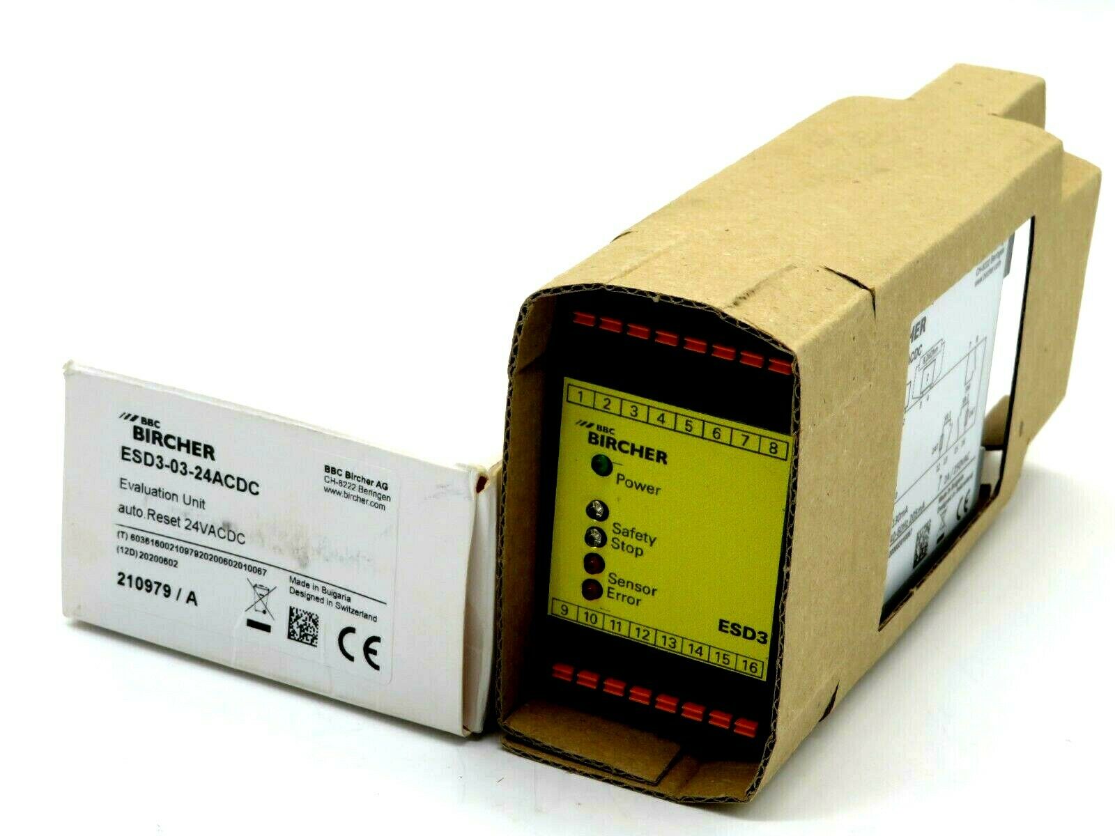 NEW BIRCHER ESD3-03-24ACDC EVALUATION UNIT ESD30324ACDC - SB Industrial ...