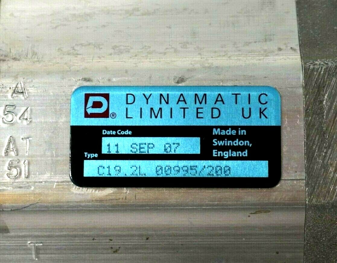NEW DYNAMATIC LIMITED C19.2L. 00995/200 PUMP C192L00995200 - SB ...