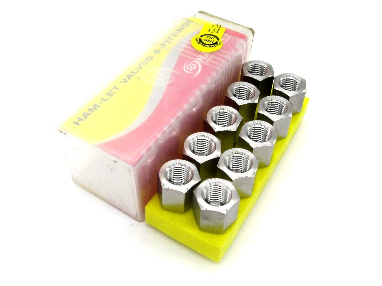 NEW LOT OF 10 PCS HAM-LET 768L SS 1/4 X 1/4 STAINLESS STEEL FITTINGS ...