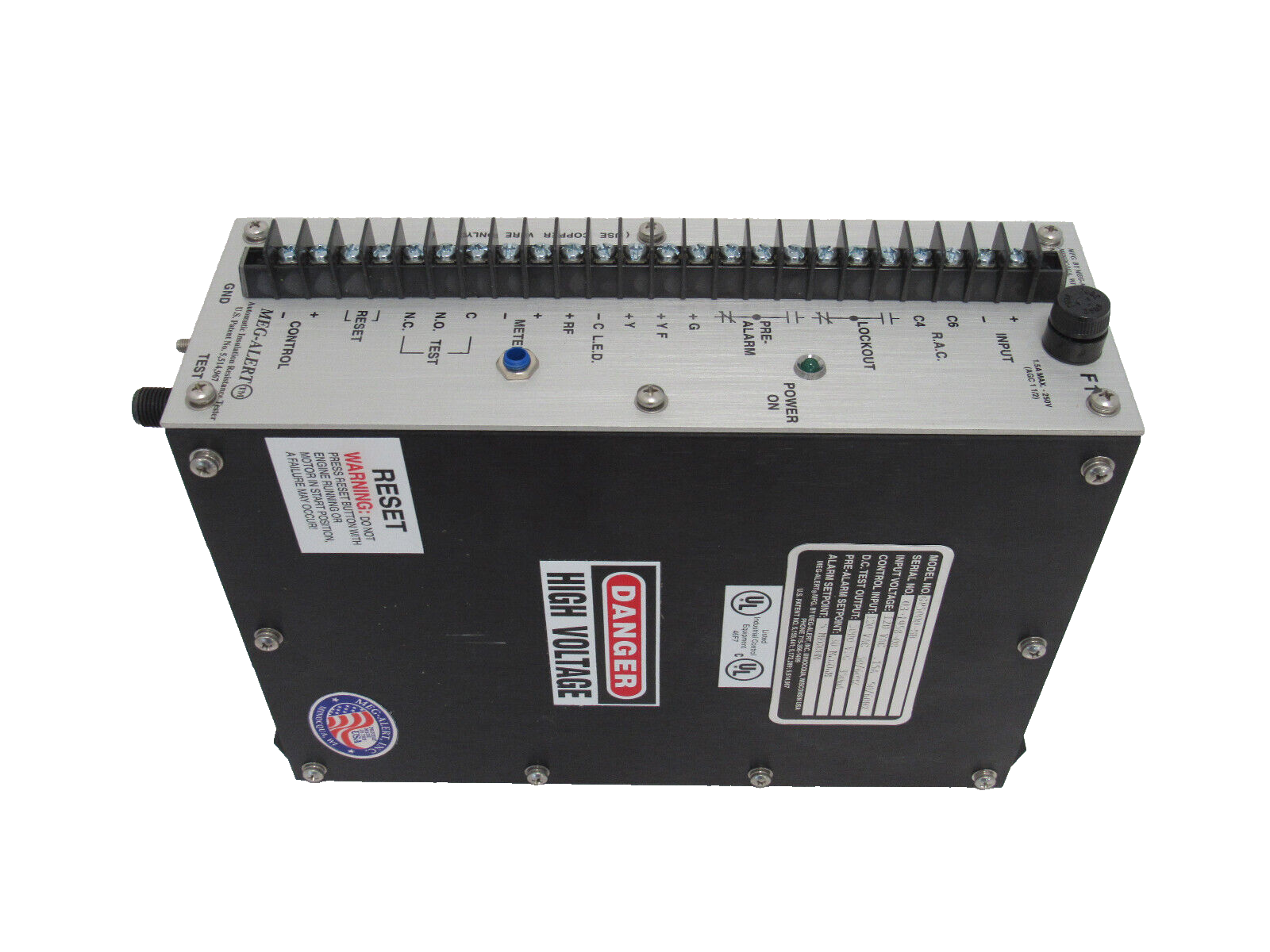 NEW MEG ALERT GP5000-MU AUTOMATIC SINGLE MOTOR INSULATION TESTER - SB ...