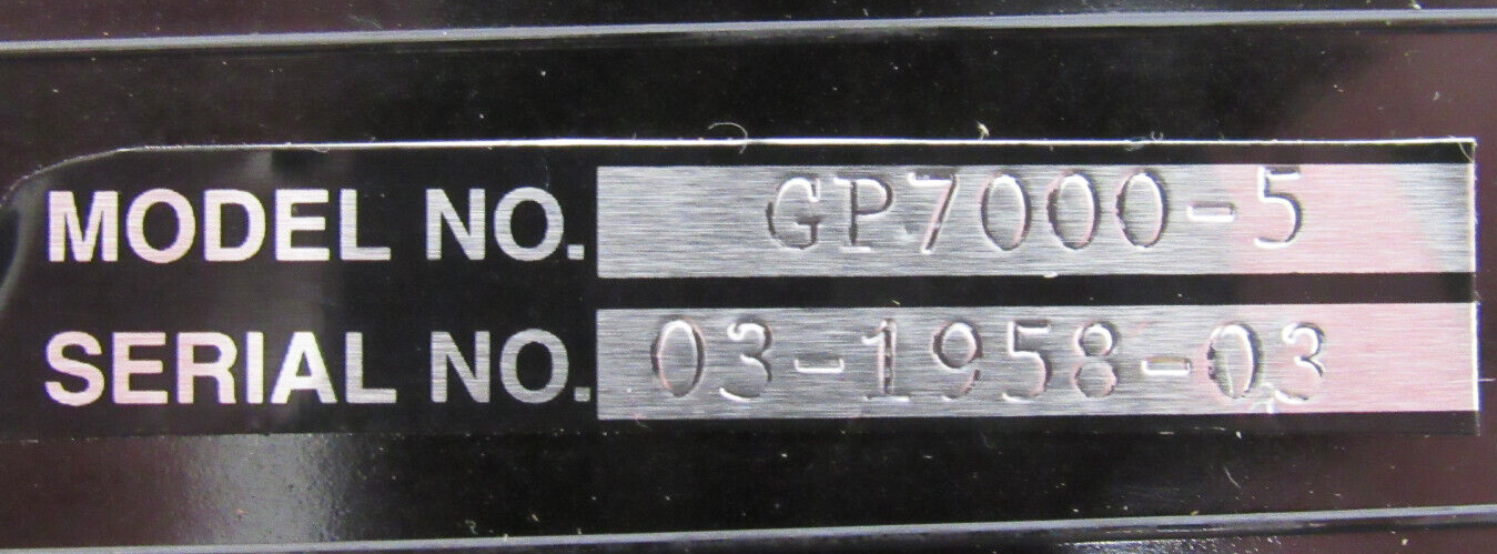 NEW MEG ALERT GP5000-MU AUTOMATIC SINGLE MOTOR INSULATION TESTER - SB ...