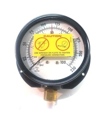NEW QUALITY GAUGE 4AG-1 GAUGE 100PSI 1/4" NPT - SB Industrial Supply, Inc.