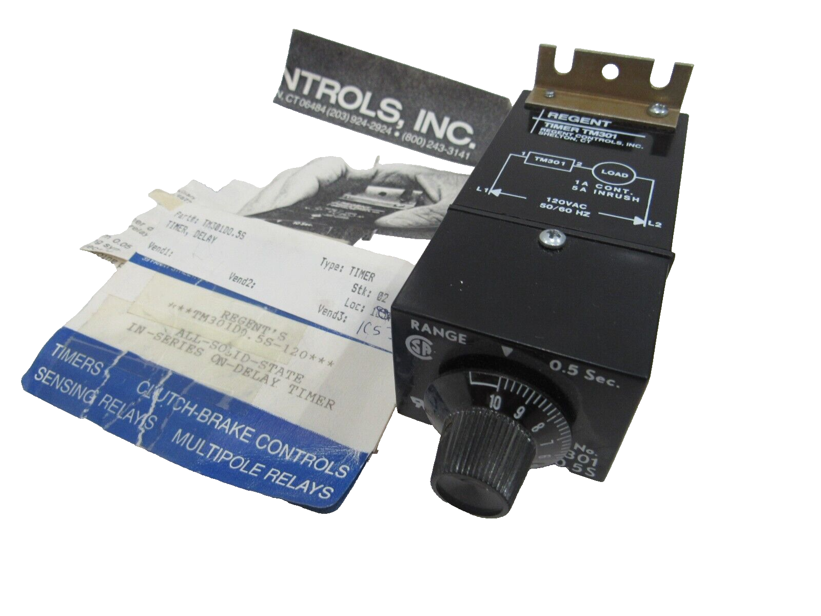 NEW REGENT CONTROLS TM301D0.5S DELAY, TIMER TM301 TM301D05S - SB ...