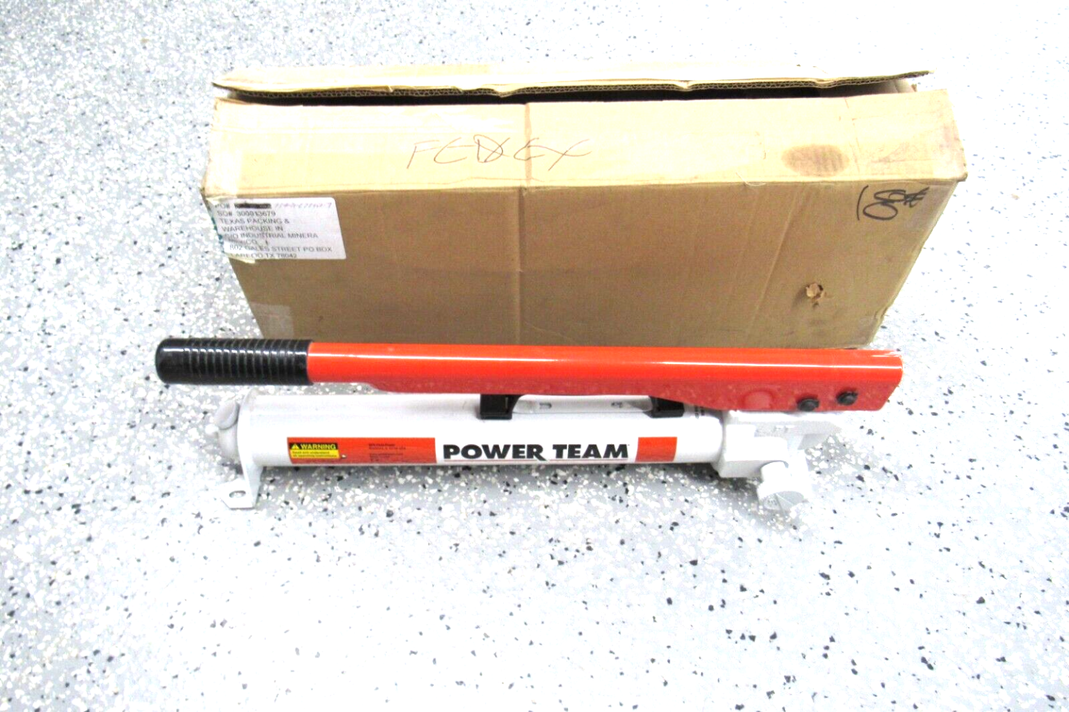 NEW SPX METSO P55 HYDRAULIC HAND PUMP MODEL B - SB Industrial Supply, Inc.