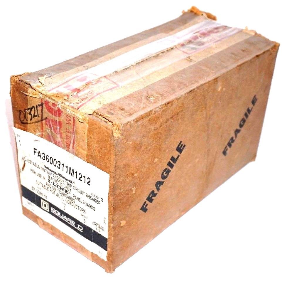 NEW SQUARE D FA360031M1212 MAG-GARD CIRCUIT BREAKER 600V, 60HZ, 3 POLE ...