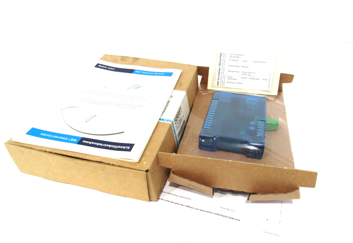 NEW W&T 58661 COM-SERVER LC RS232/422/485 - SB Industrial Supply, Inc.