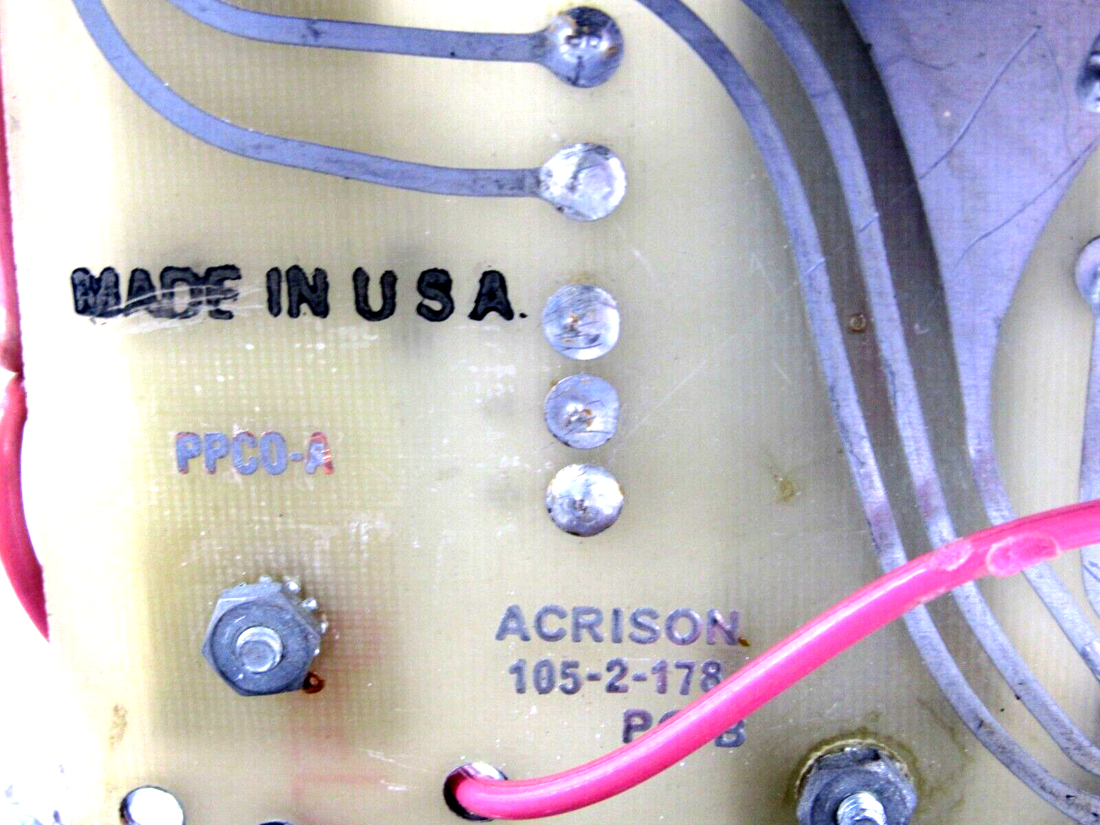 USED ACRISON 105-2-178 POWER BOARD 1052178 - SB Industrial Supply, Inc.