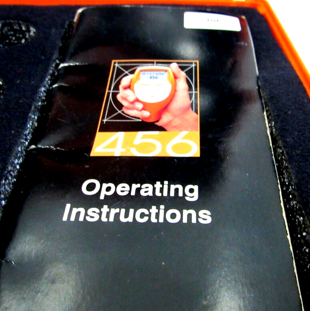 USED ELCOMETER 456 GAUGE WITH CASE AND ACCESORIES - SB Industrial ...