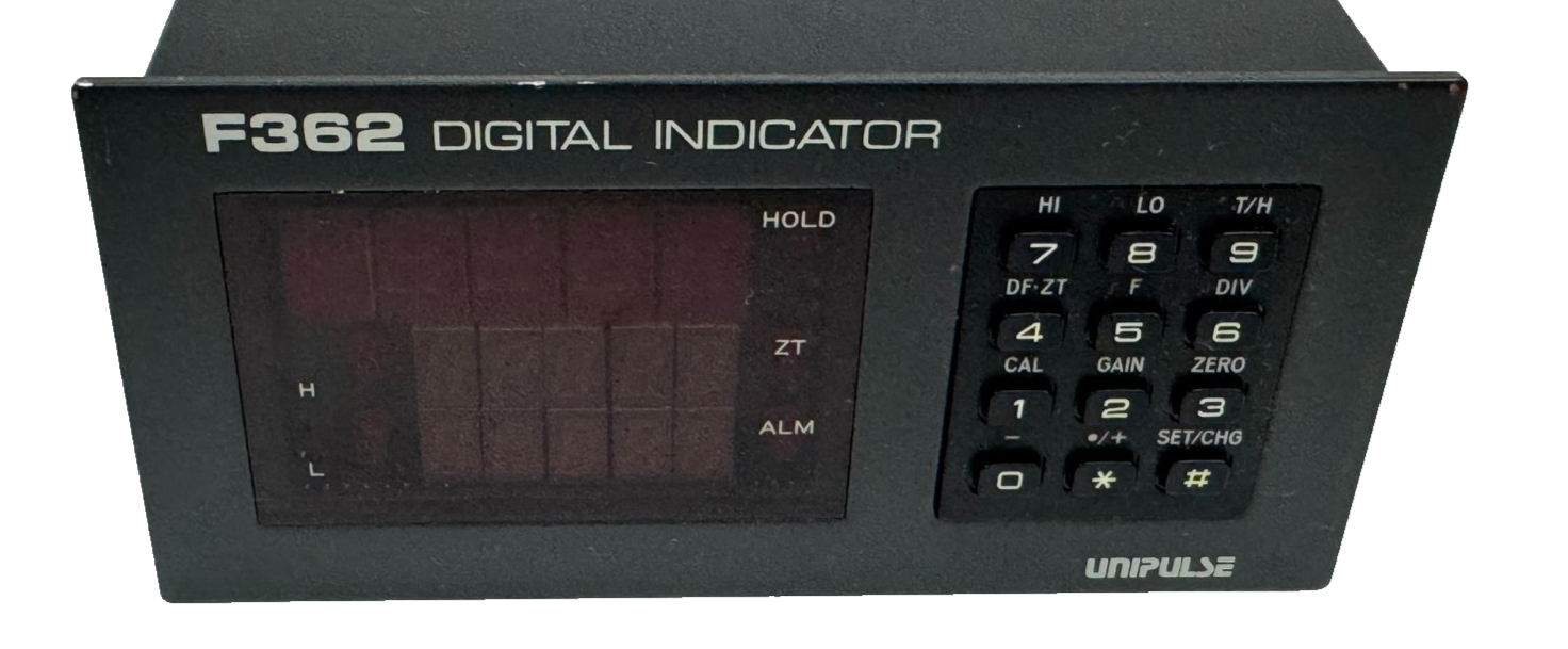 USED UNIPULSE F362 DIGITAL INDICATOR OP1 OP8 - SB Industrial Supply, Inc.
