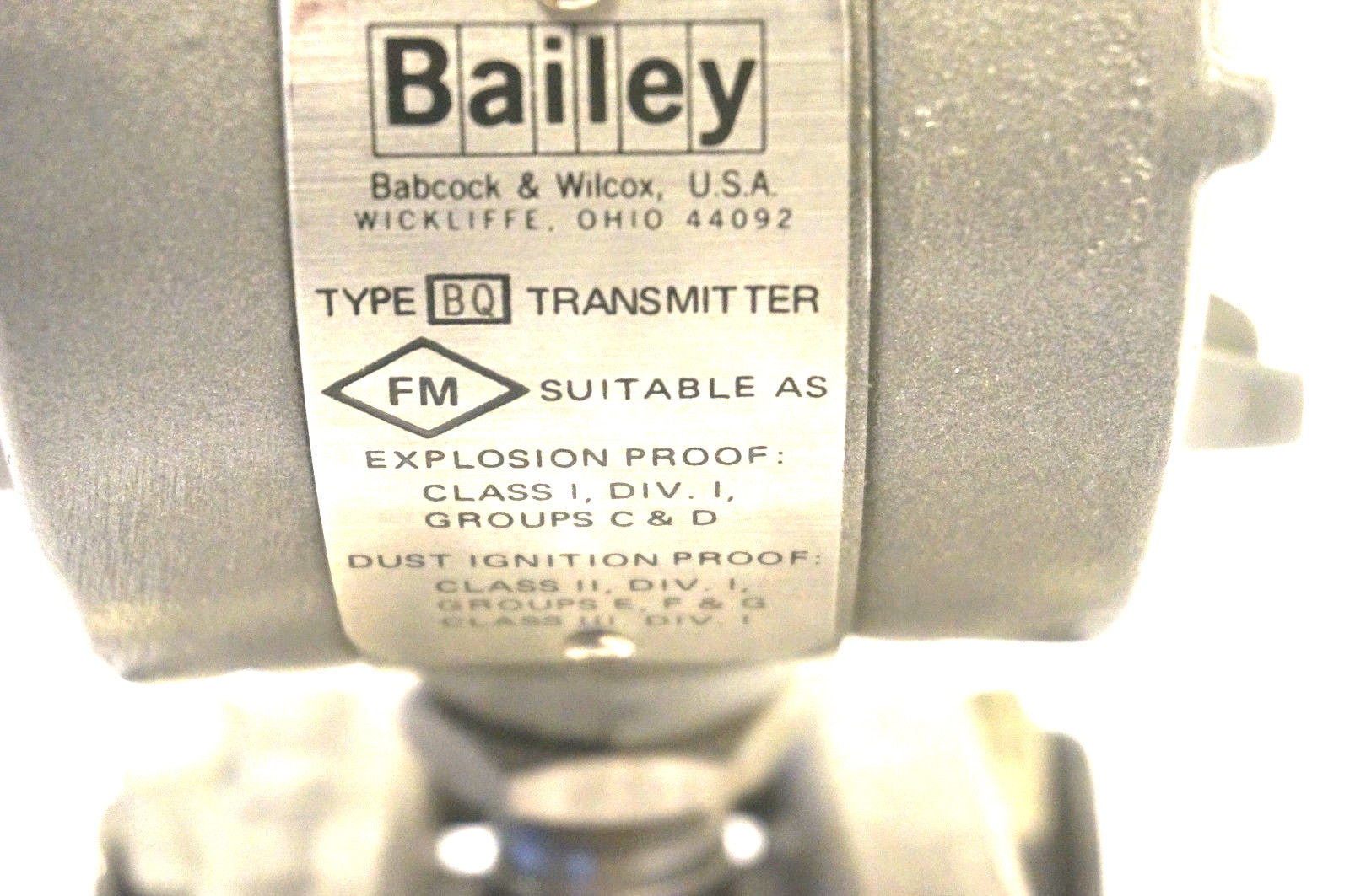 NEW BAILEY BQ15221 TRANSMITTER - SB Industrial Supply, Inc.