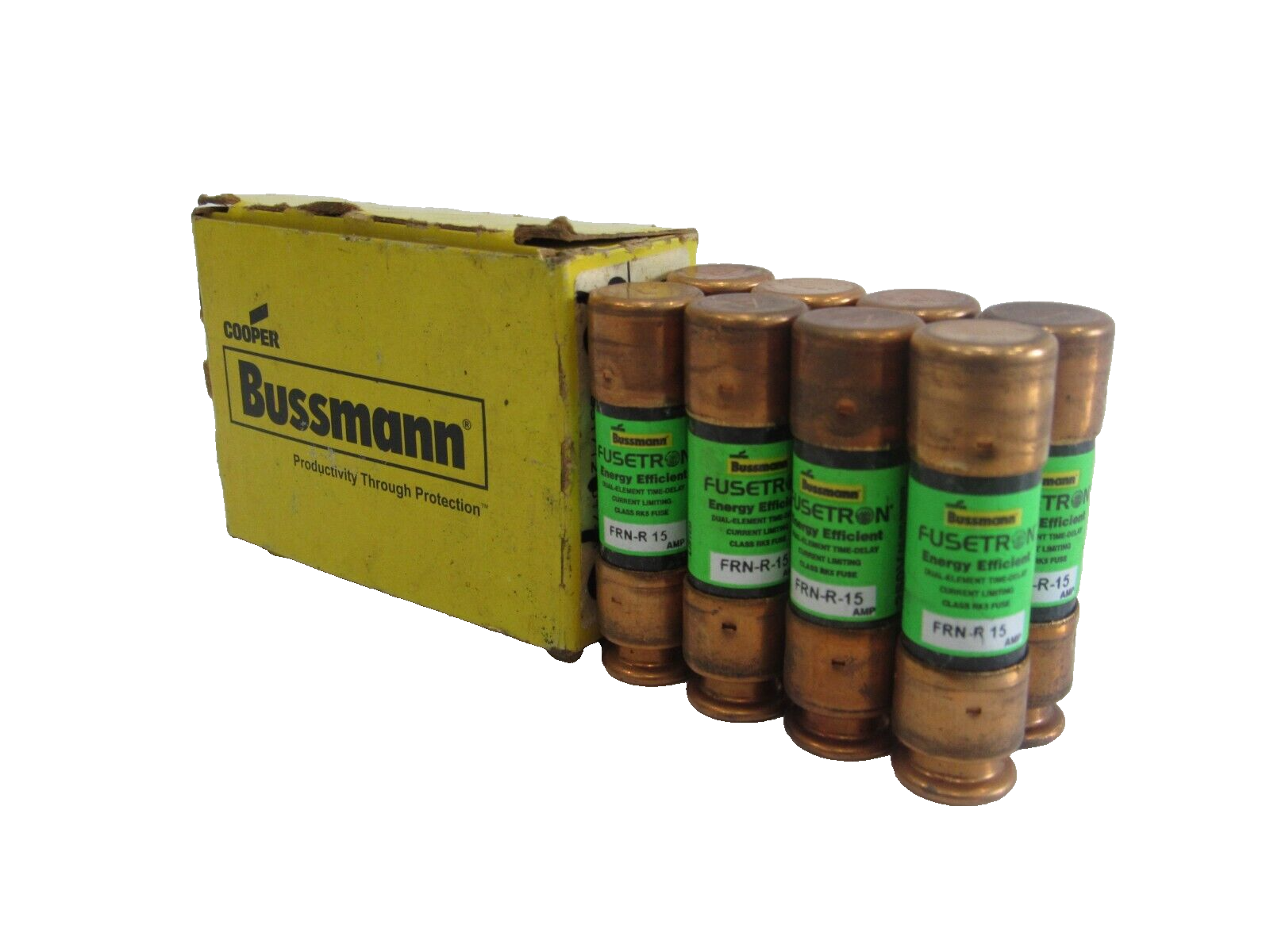 NEW BUSSMANN FRN-R-15 FUSES FRNR15 - SB Industrial Supply, Inc.