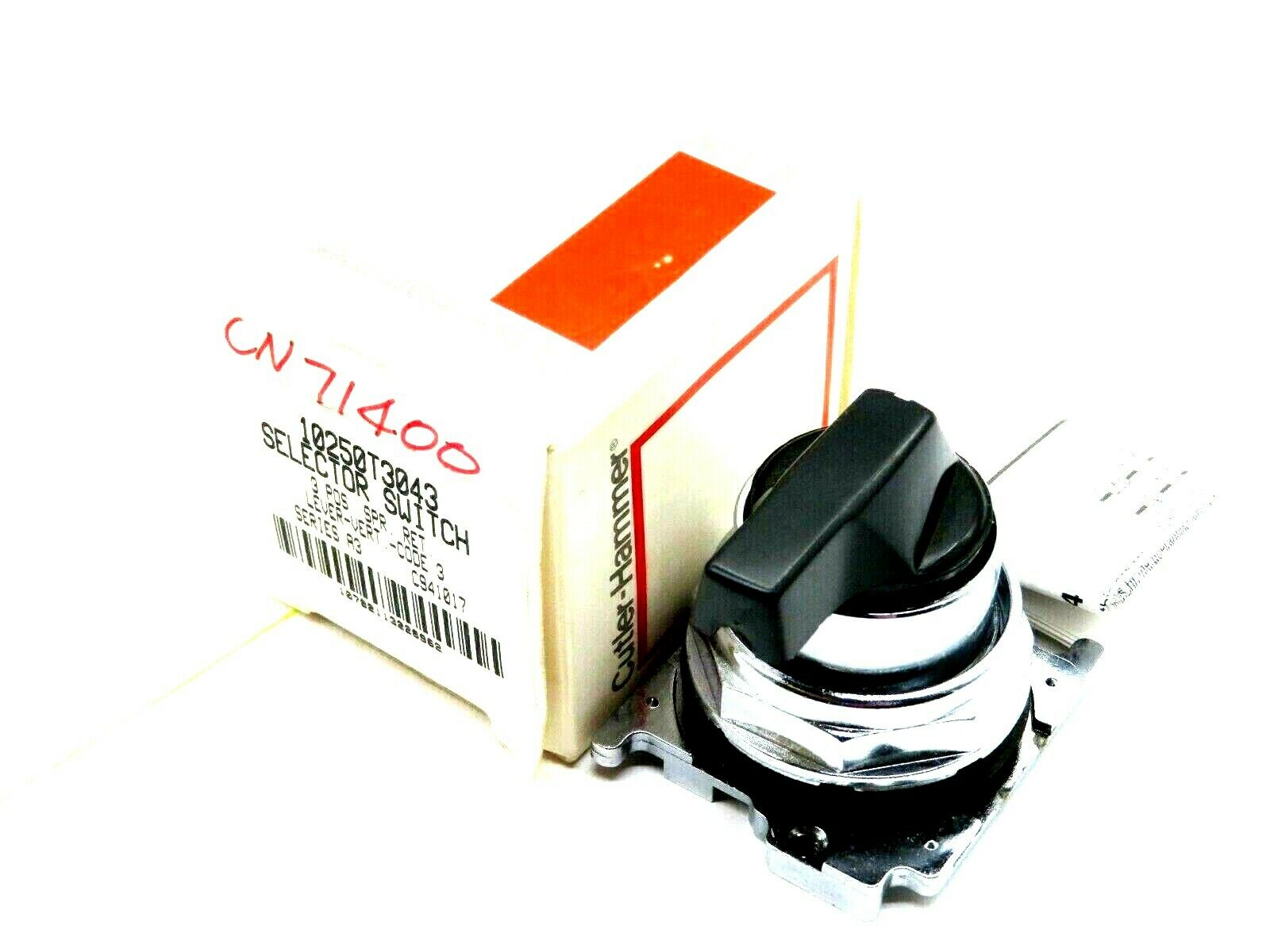 NEW CUTLER HAMMER 10250T3043 SELECTOR SWITCH 3 POSITION - SB Industrial ...