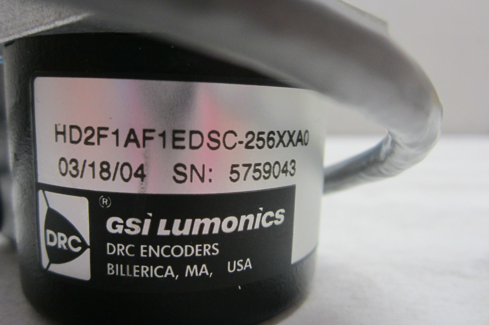 NEW DRC HD2F1AF1EDSC-256XXA0 ENCODER GSI LUMONICS - SB Industrial ...