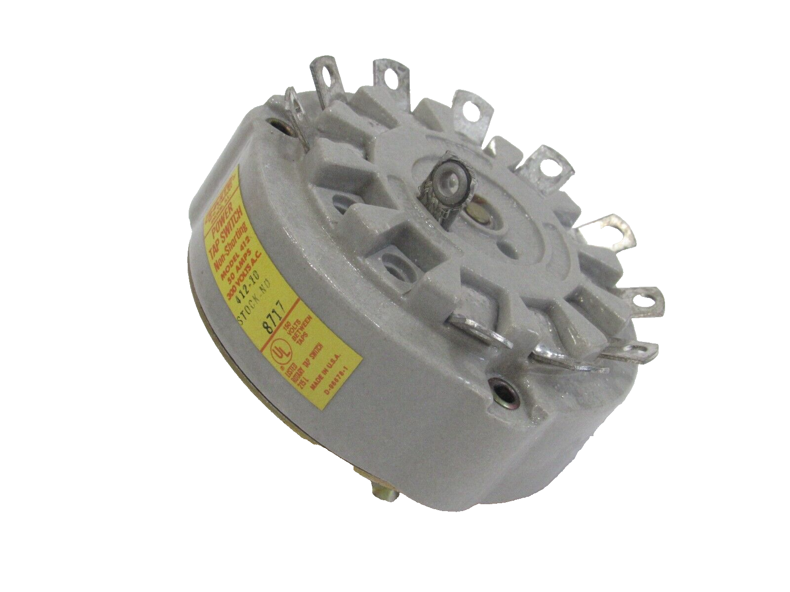 NEW OHMITE 412-10 POWER TAP SWITCH 50AMP 300V 41210 - SB Industrial ...