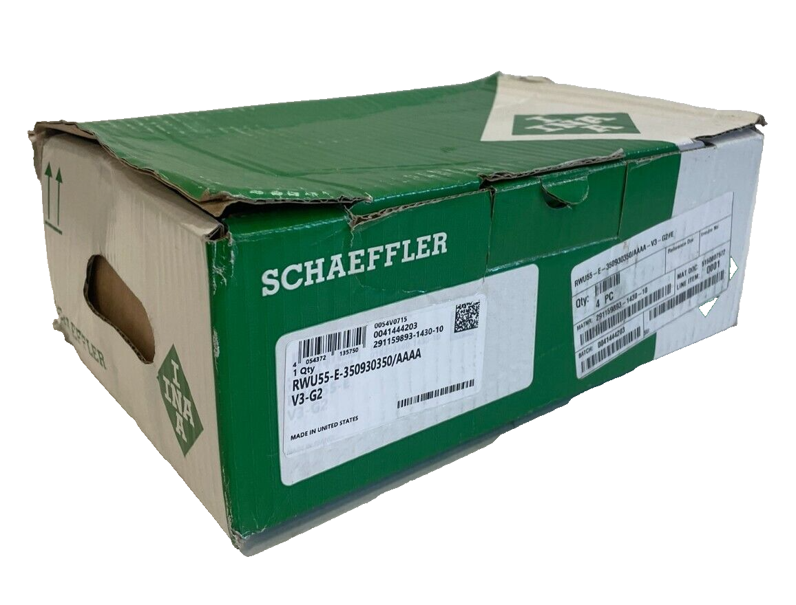 NEW SCHAEFFLER INA RWU55 RAIL CARRIAGE RWU55-E-350930350/AAAA V3-G2 ...