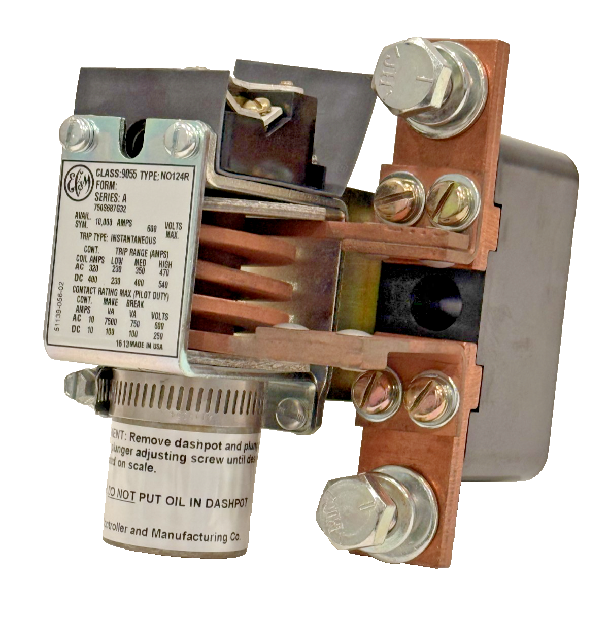 NEW SQUARE D 9055-NO-124R SERIES A MAGNETIC RELAY 9055NO124R - SB ...