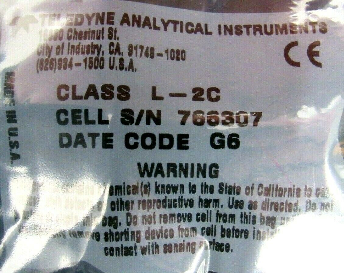 NEW TELEDYNE C06689-L2C OXYGEN SENSOR FUEL CELL L-2C C06689L2C - SB ...