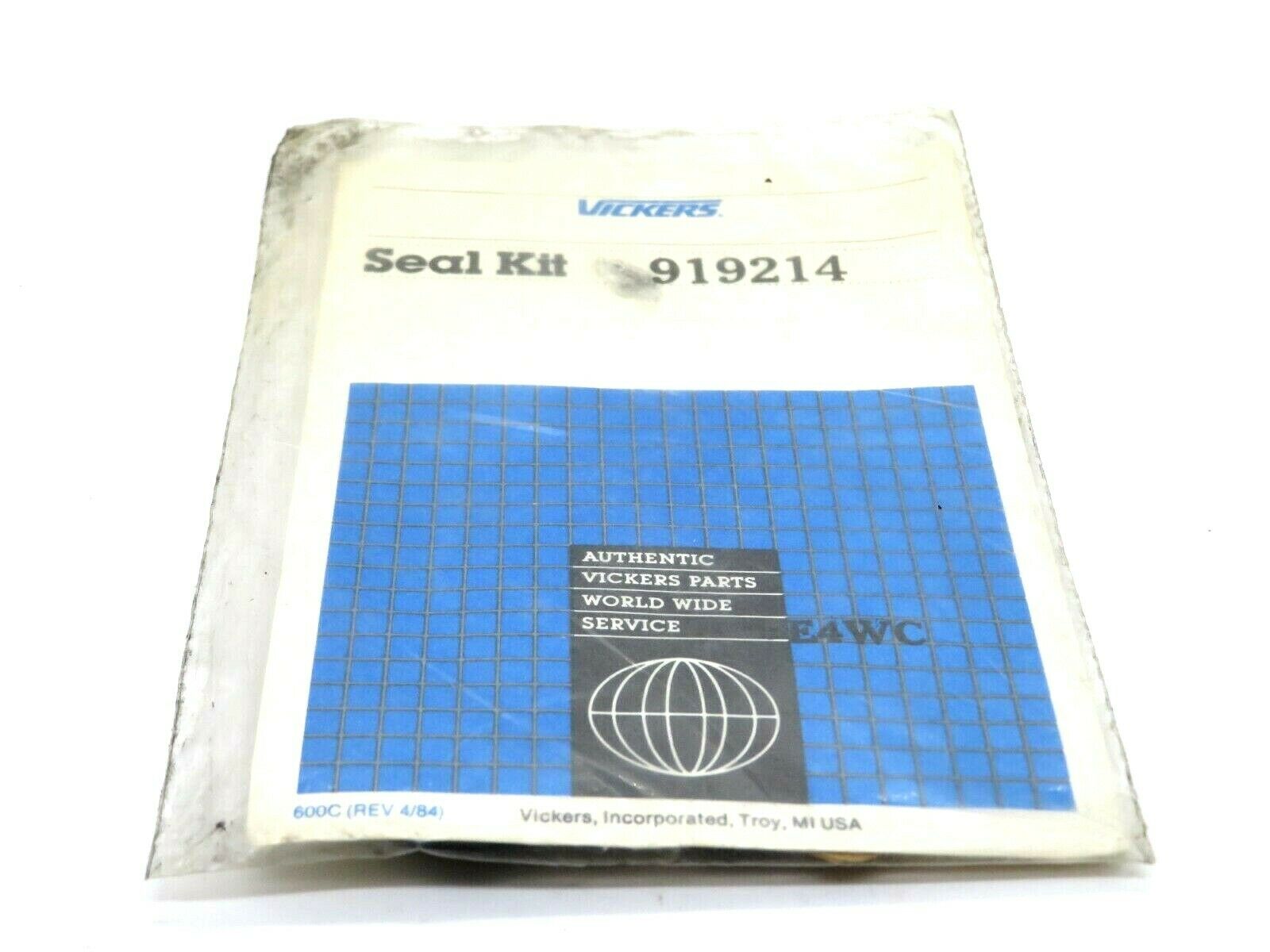 NEW VICKERS 919214 SEAL KIT E4WC - SB Industrial Supply, Inc.