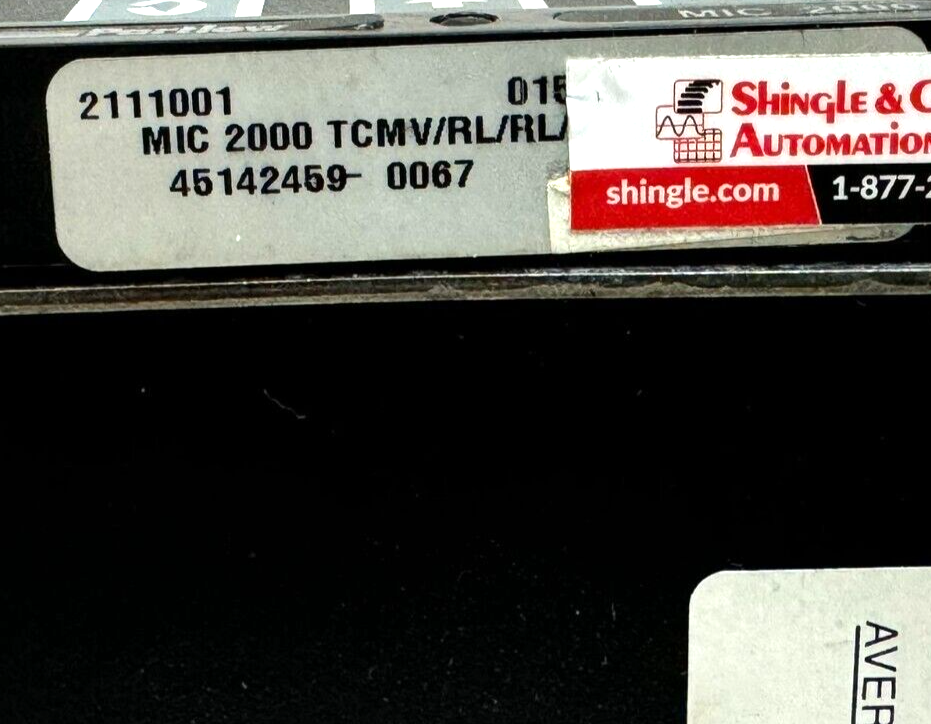 USED PARTLOW 2111001 TEMPERATURE CONTROLLER MIC 2000 TCMV/RL/RL - SB ...