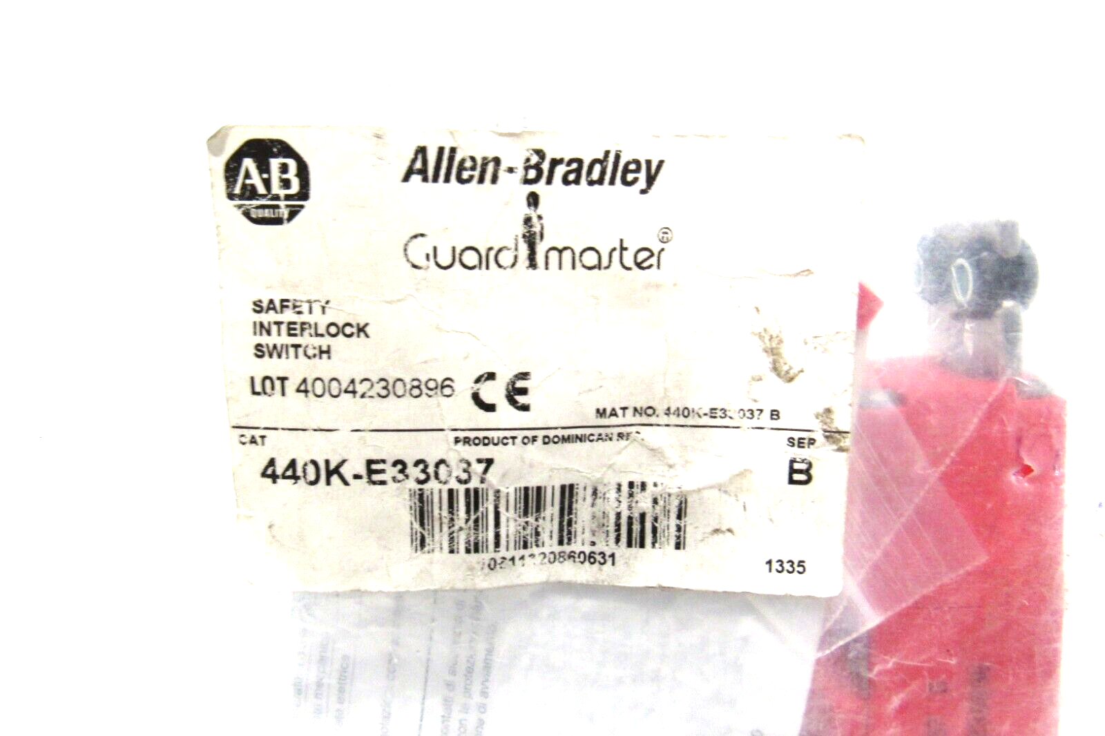 ALLEN BRADLEY 440K-E33037 SAFETY INTERLOCK SWITCH 440KE33037 NEW ...
