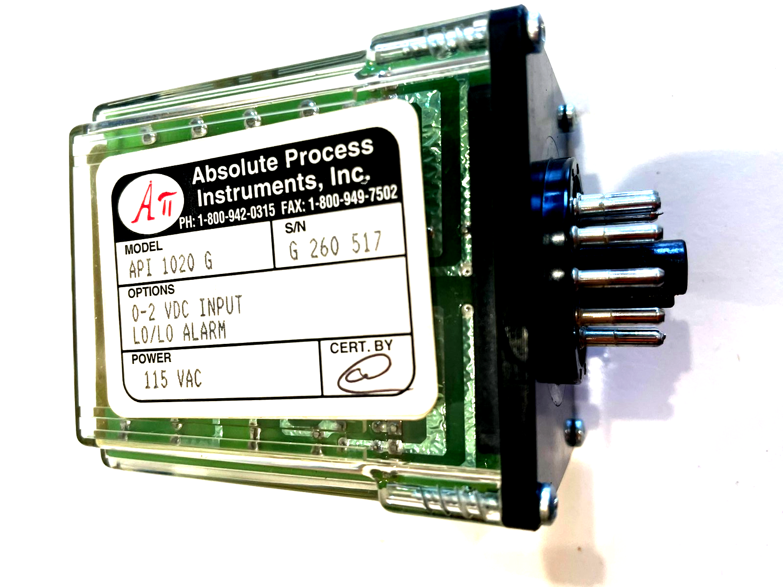 NEW ABSOLUTE PROCESS API 1020 G DC INPUT ALARM API1020G - SB Industrial ...