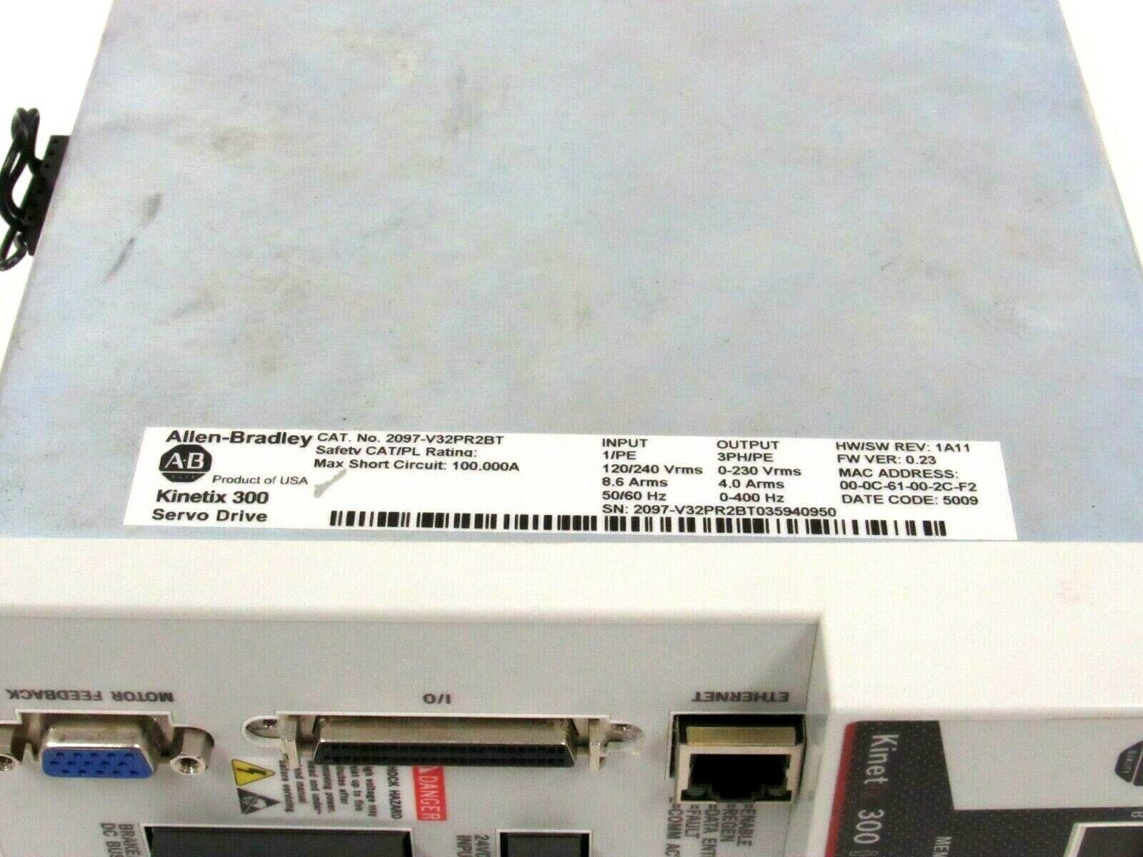 NEW ALLEN BRADLEY 2097-V32PR2 KINETIX 300 SERVO DRIVE 2097V32PR2BT ...