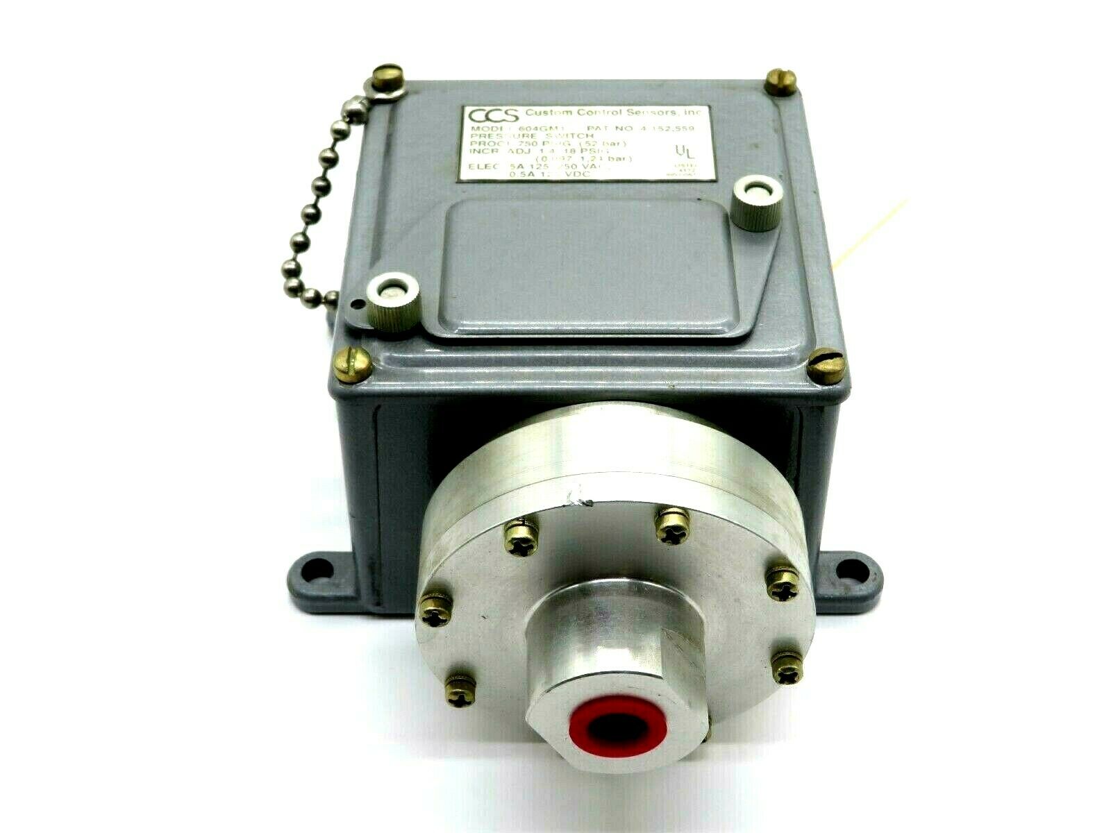 NEW CUSTOM CONTROL SENSORS 604GM1 PRESSURE/TEMPERATURE SWITCH - SB ...