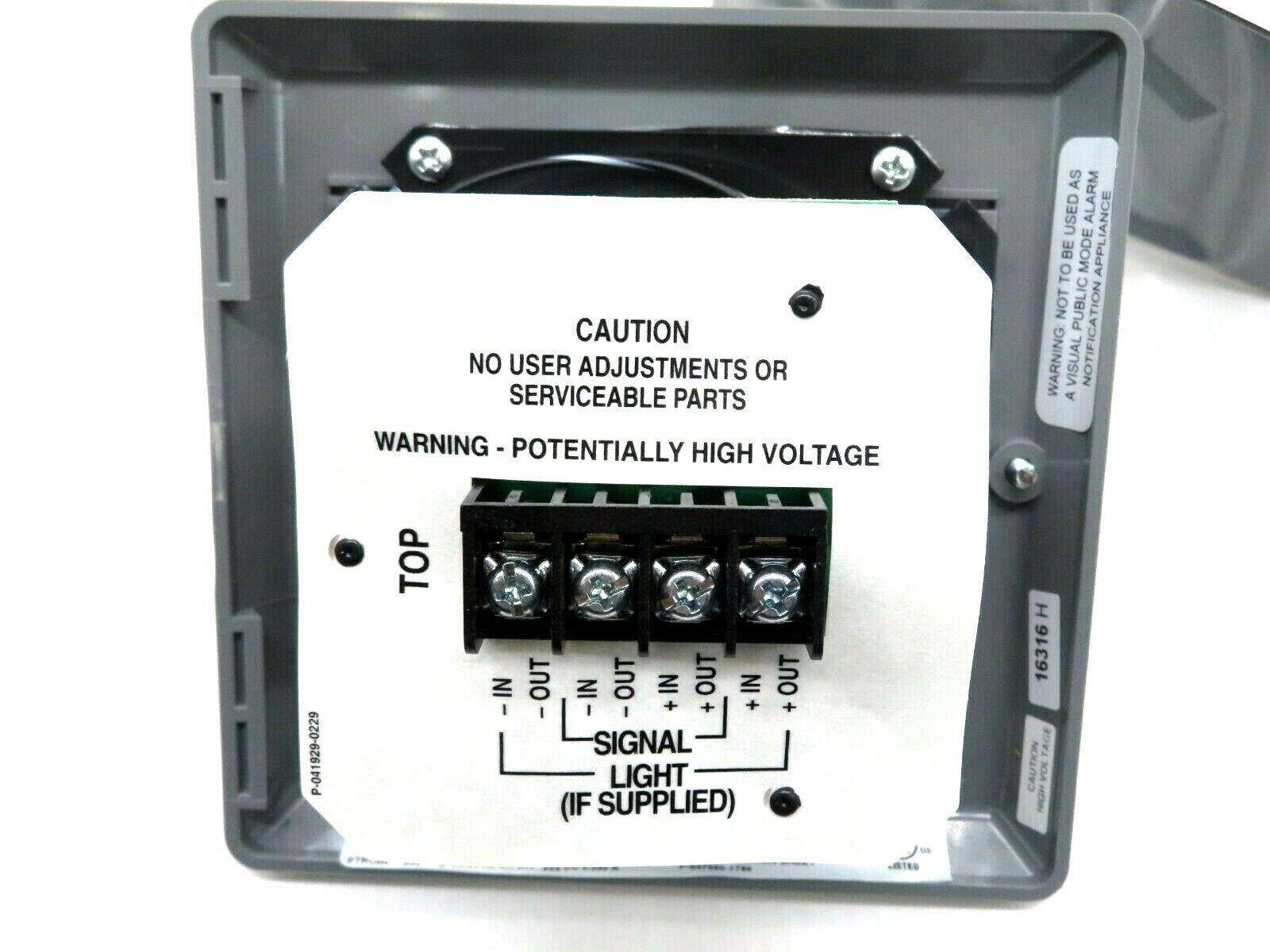 NEW EDWARDS SIGNALING 867STRC-AQ HORN/STROBE LIGHT 867STRCAQ - SB ...