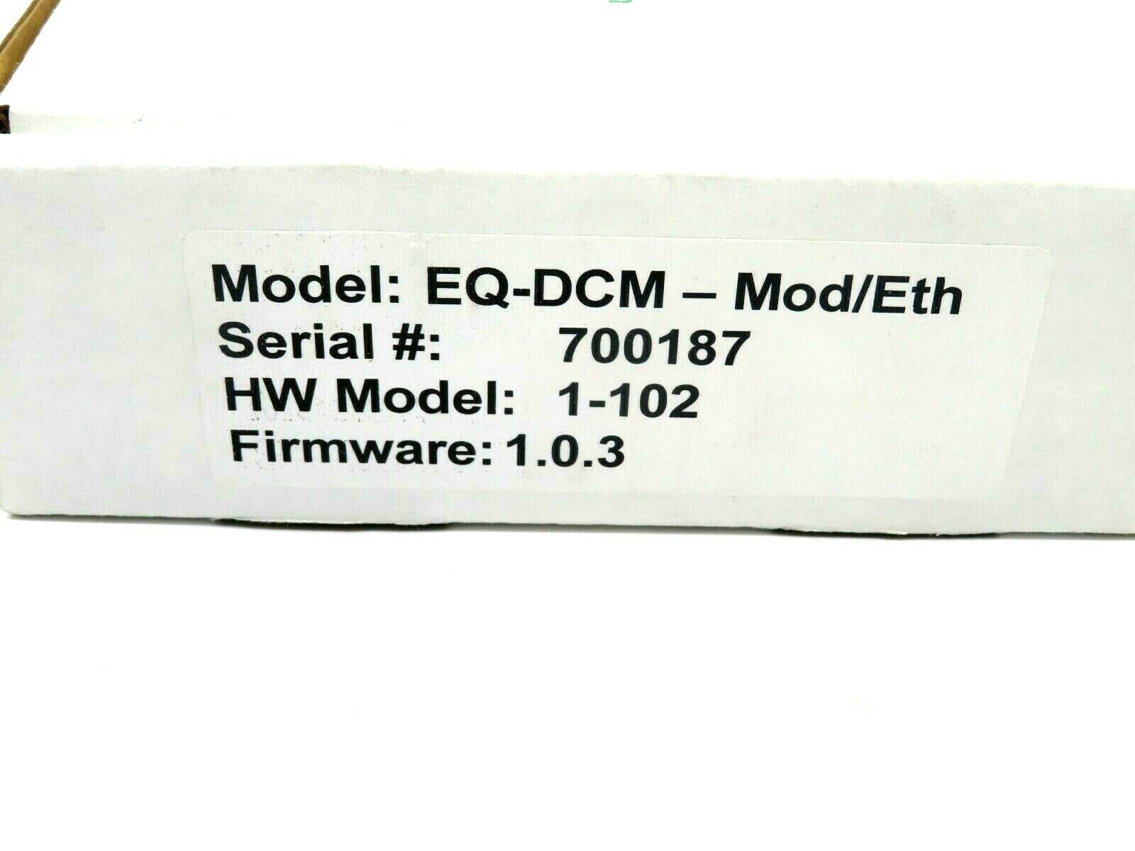 NEW EQUUSTEK EQ-DCM COMMUNICATION CONTROLLER EQDCM - SB Industrial ...