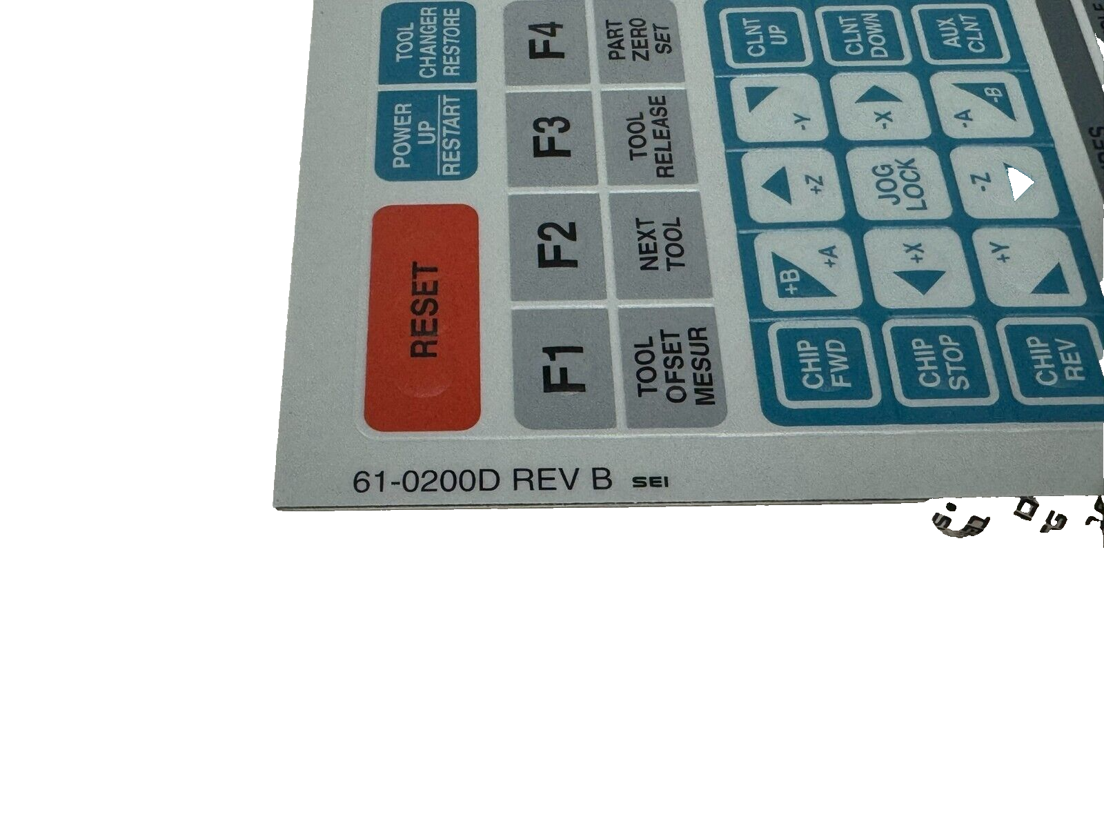 NEW HAAS 61-0200D FRONT PANEL MEMBRANE KEYPAD 610200D - SB Industrial ...