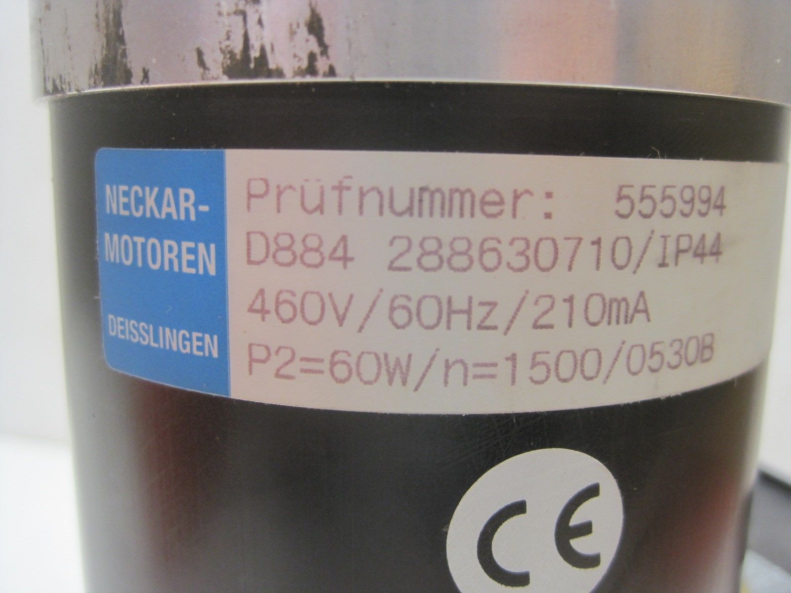 NEW NECKAR-MOTOREN 555994 D884 MOTOR - SB Industrial Supply, Inc.
