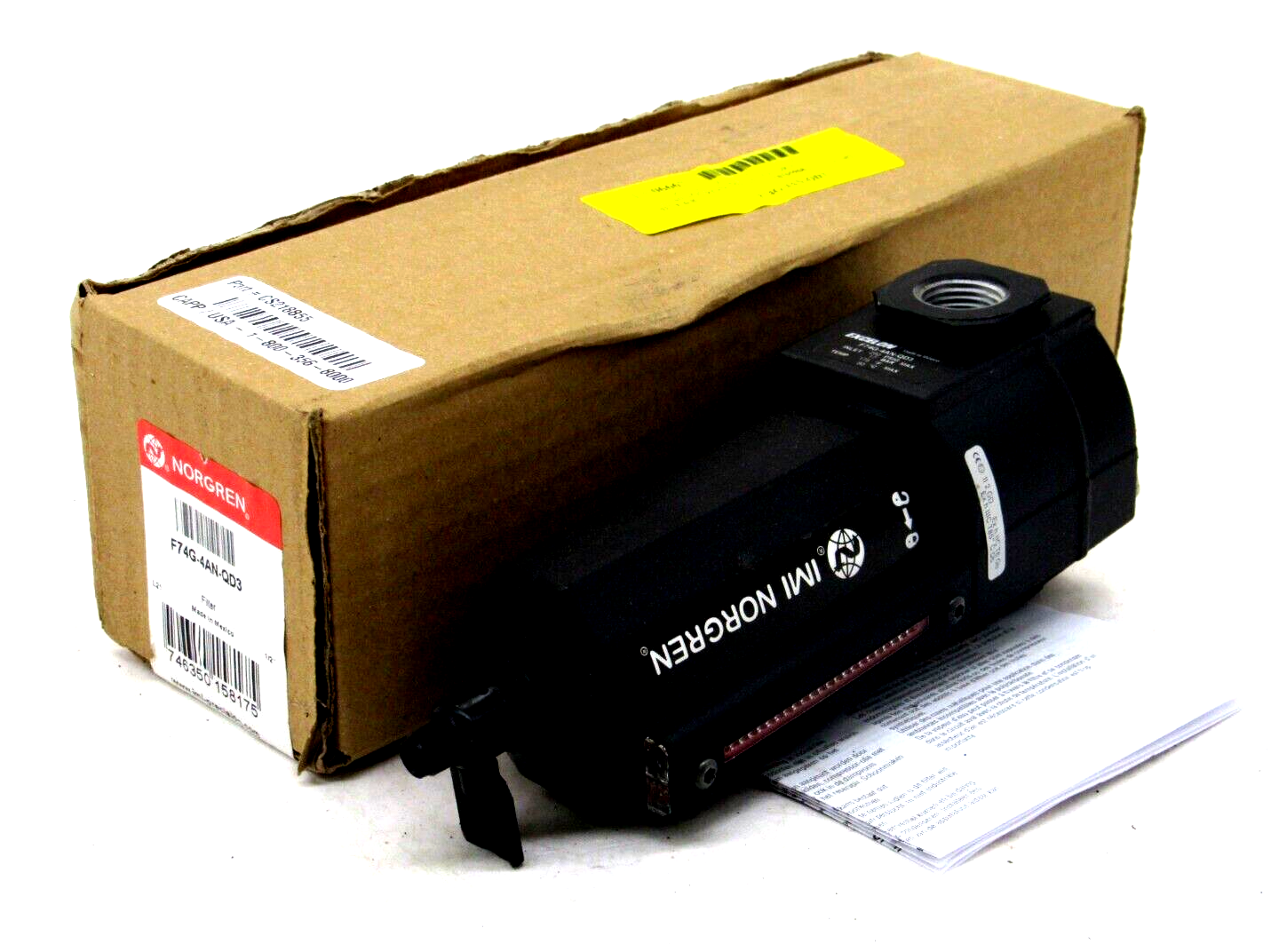 NEW NORGREN EXCELON F74G-4AN-QD3 FILTER F74G4ANQD3 - SB Industrial ...